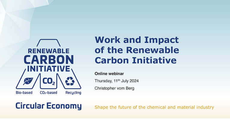 Publications - Renewable Carbon Initiative graphics, studies and more